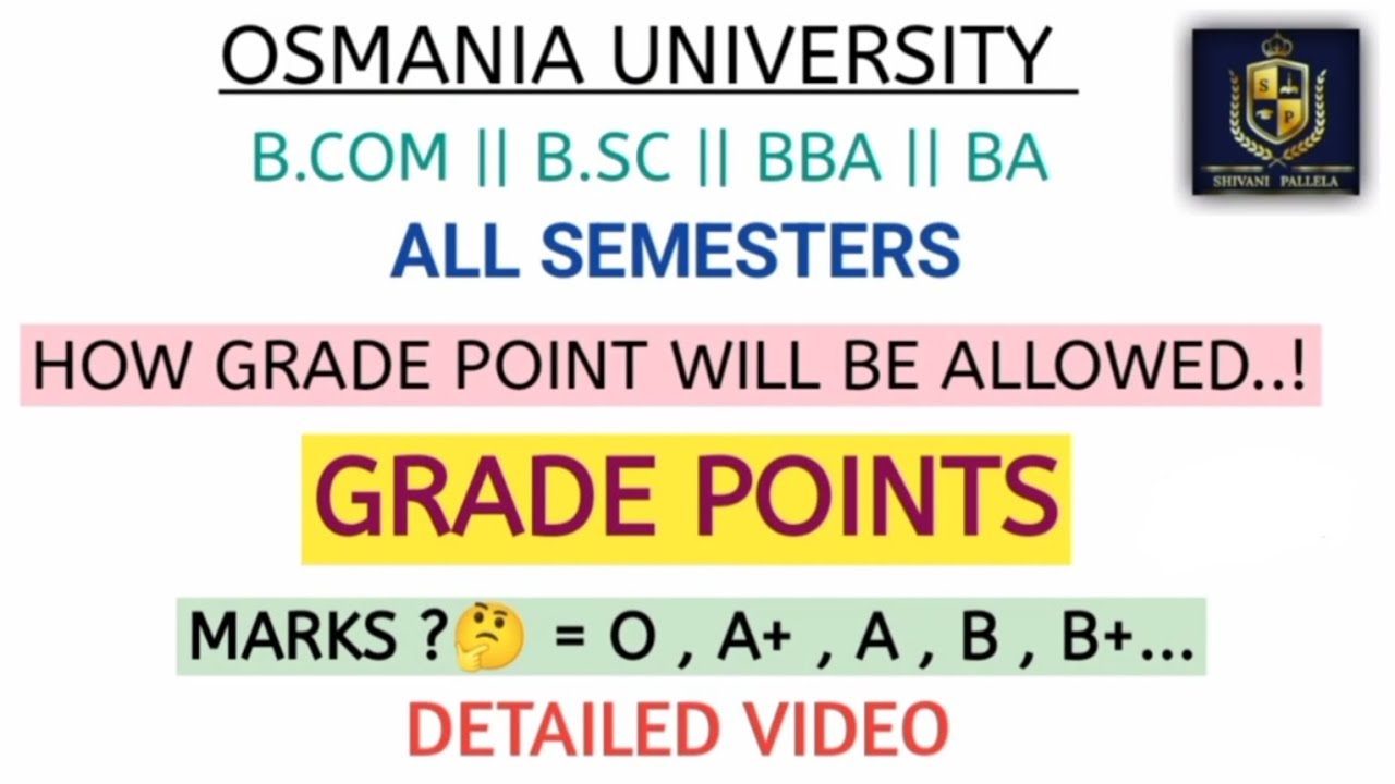 HOW GRADE POINTS WILL BE ALLOWED || HOW MANY MARKS FOR "O" GRADE ...