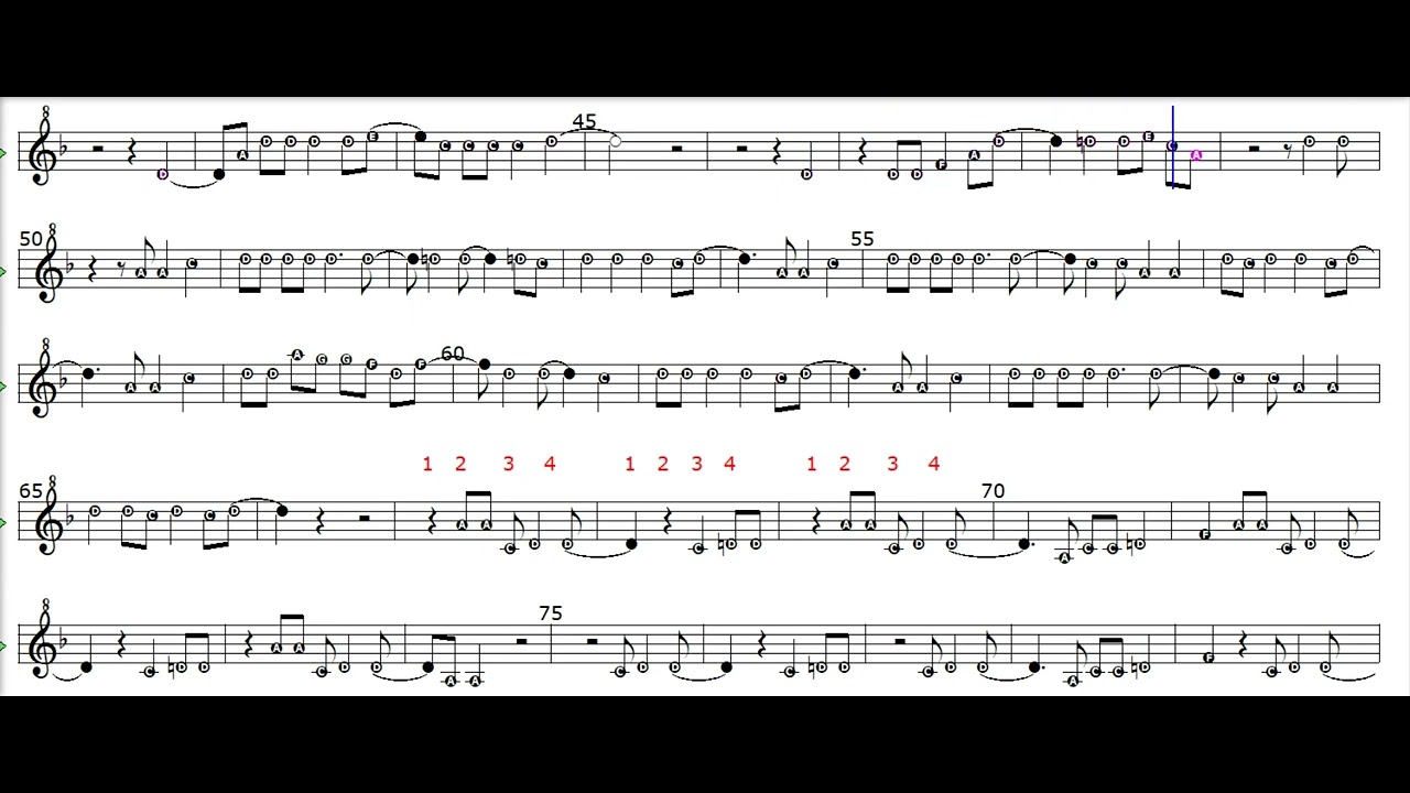 Alto Sax Eb - Happy style of Pharrell Williams. - YouTube