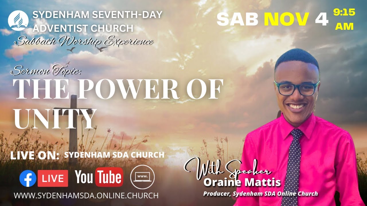 Sab, Nov. 4, 2023 | Sabbath Worship Experience | Oraine Mattis ...