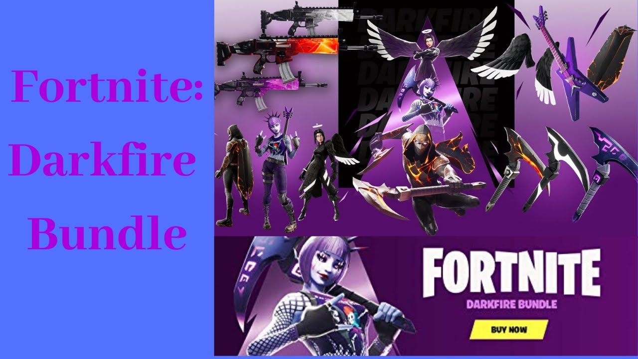 Fortnite Darkfire Bundle (Special Edition) Gameplay - YouTube