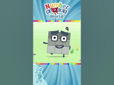Numberblocks World - Meet Numberblock Nine and Learn How to Trace the ...