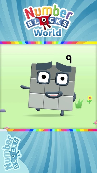 Numberblocks World - Meet Numberblock Nine and Learn How to Trace the ...