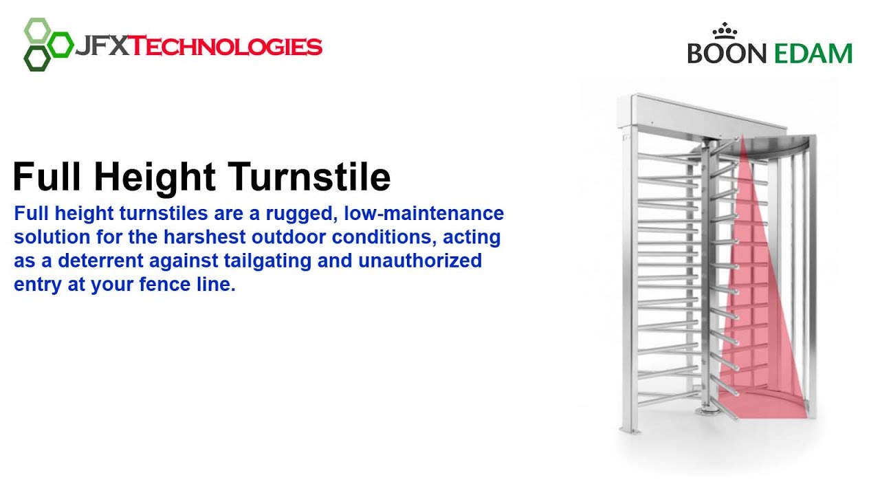 Full Height Turnstile - YouTube