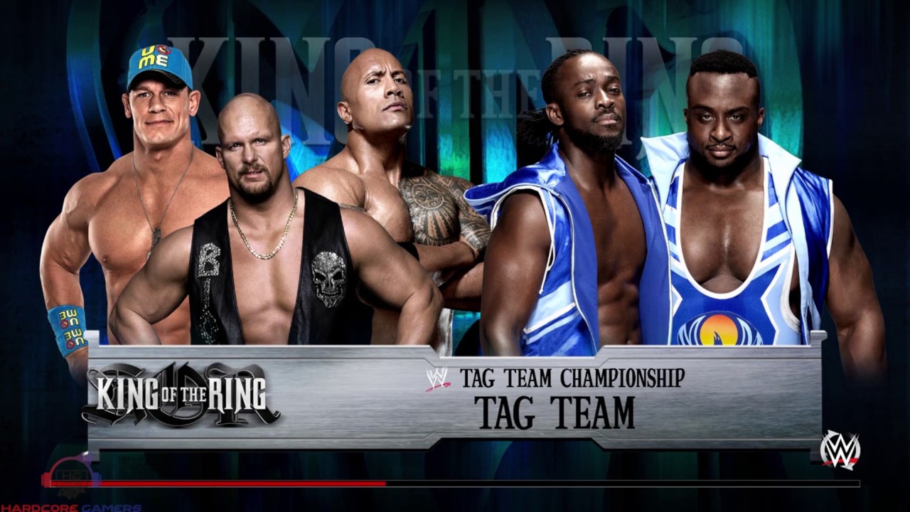 Stone Cold Steve Austin and The Rock vs The New Day for Tag Team ...