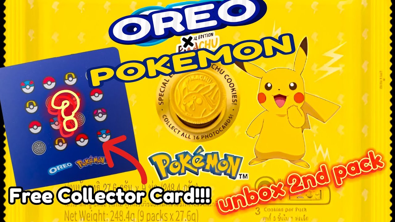 my 2nd pack OREO POKEMON Special Edition PIKACHU. Which Collector ...