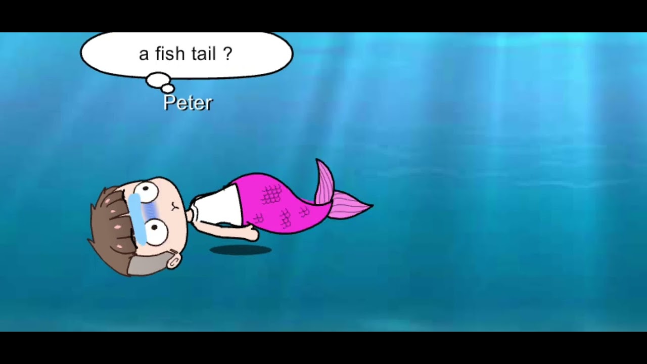 Surfer boy to mermaid girl TG TF - YouTube