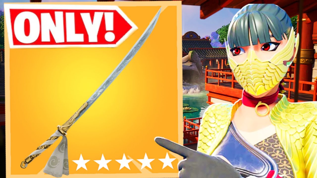 The TYPHOON BLADE *ONLY* CHALLENGE In Fornite Chapter 6! - YouTube