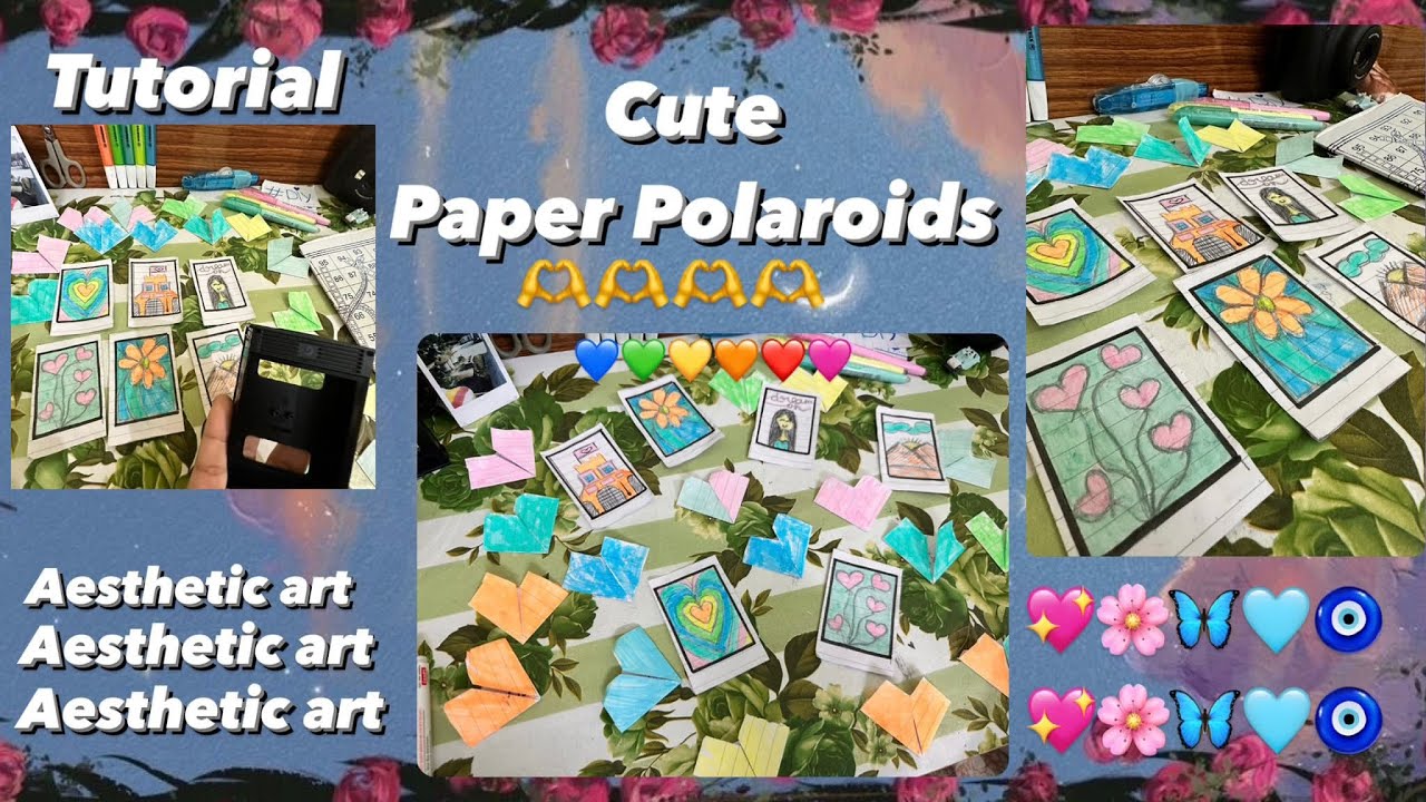 Cute paper Polaroid pictures ♥️ | arts n crafts | aesthetic 🎨 art ...