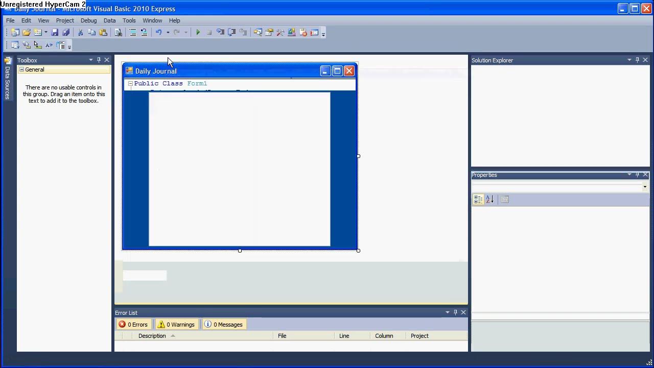 50 minutes of Visual Basic 2010 Express Edition ASMR - YouTube