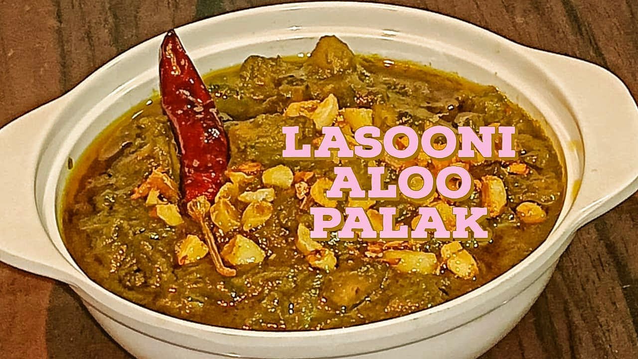 Lasooni Aloo Palak | - YouTube