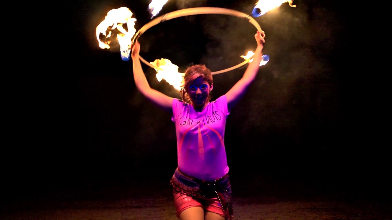 Gyronauts Fire Hoop Performance 2011 - YouTube