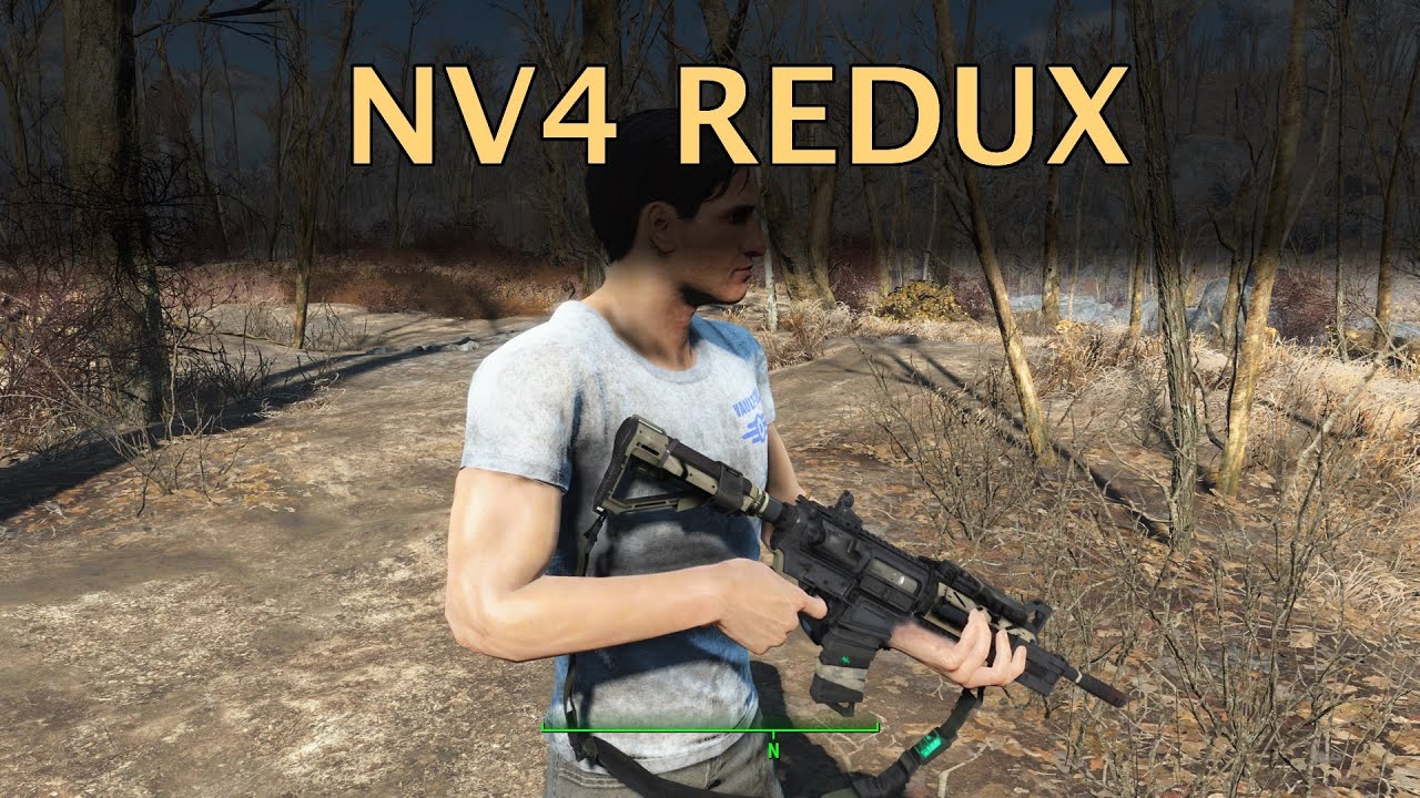 【Xbox One】Fallout 4 MOD「NV4 REDUX」試し撃ち - YouTube