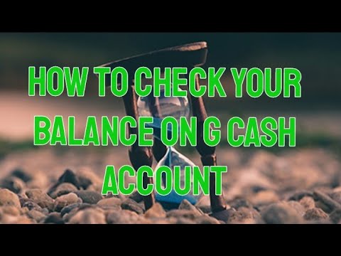 How to check balance your G cash using your cellphone - YouTube