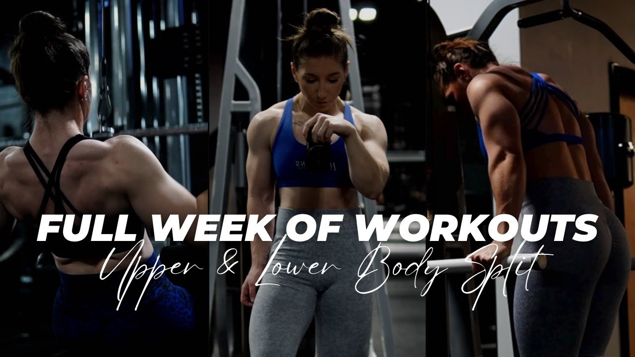 FULL WEEK OF WORKOUTS | Current 4-Day Split - YouTube