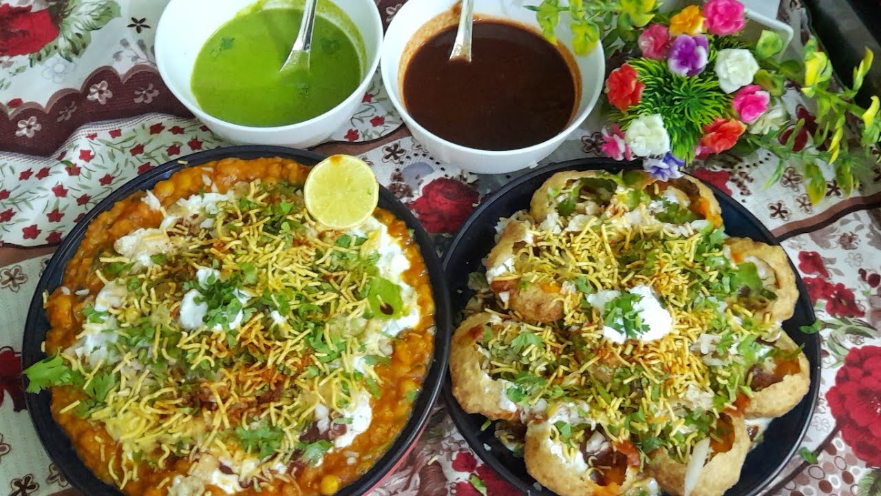 #@Ragda Chat and Sev Puri With 2 Chutneys ||#@Sameen's Tasty Bites ...