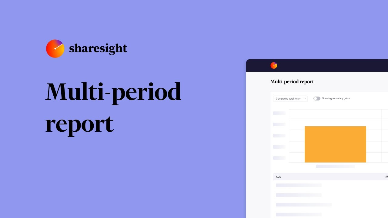 Sharesight - Multi-period report - YouTube