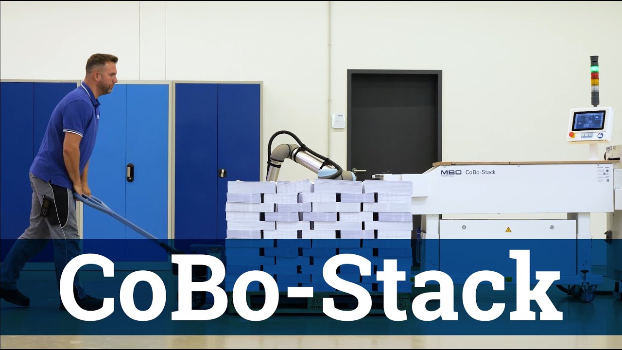 MBO's CoBo-Stack Robotic Stacker in Action - YouTube
