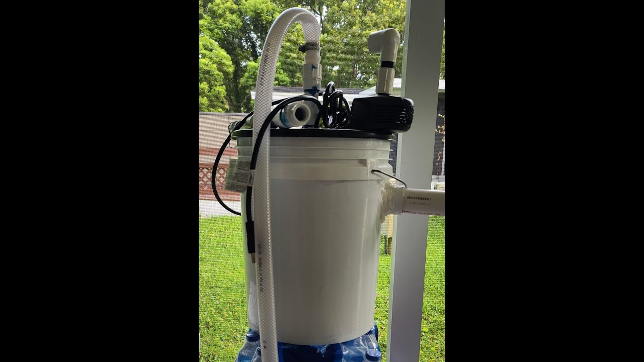 Bait Live Well Tank Filter System DYI for keeping baits alive at your home or in your boat 110 ...