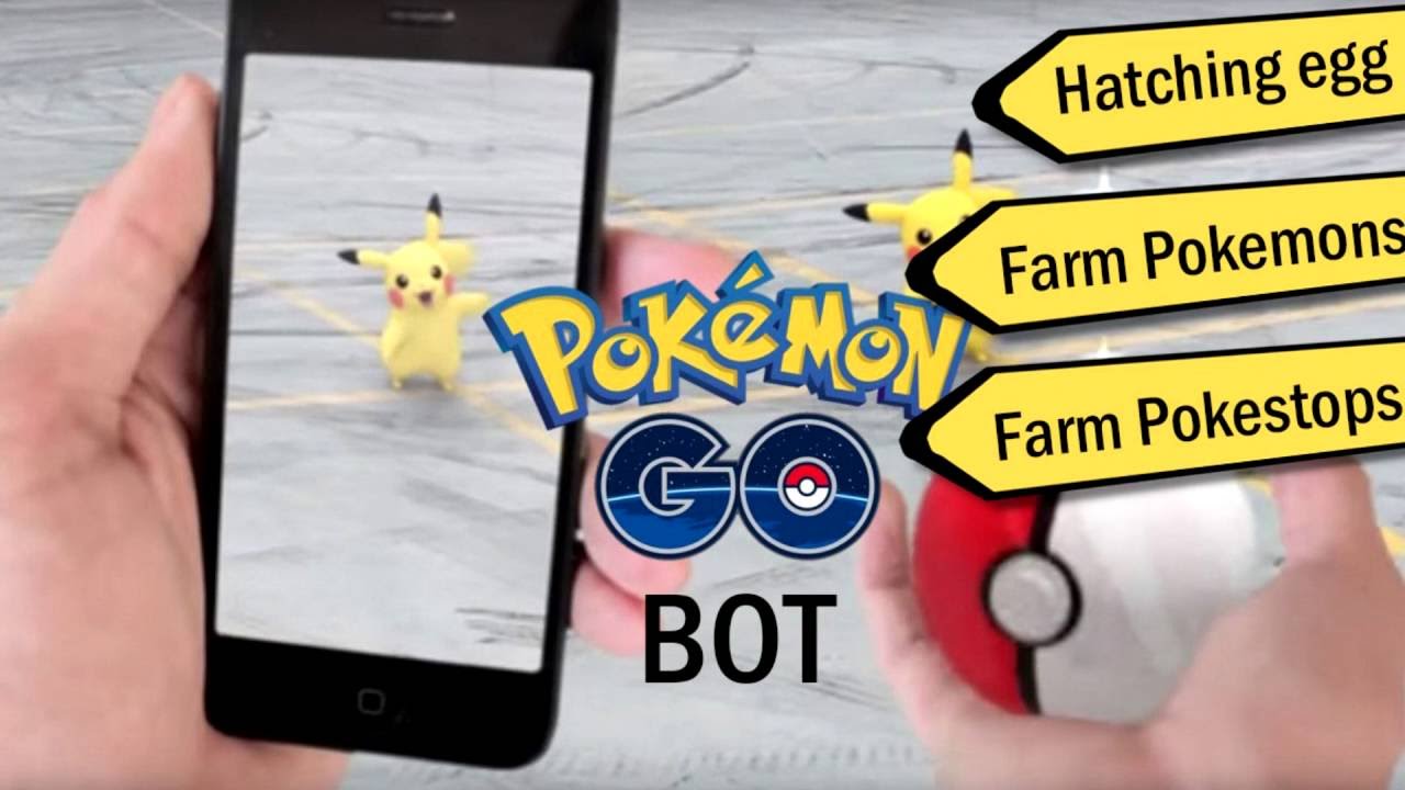 Pokemon Go Bot Cheat Farm Pokemonspokestops Youtube