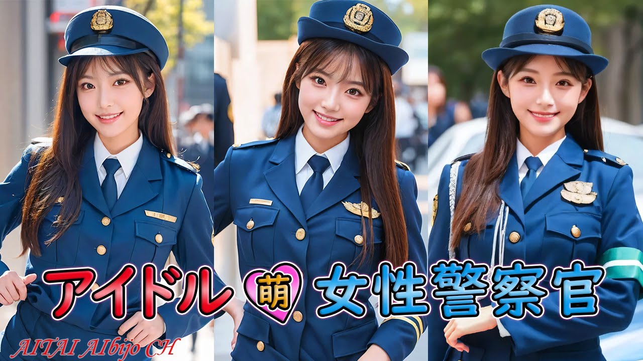 [AI Art] アイドル 女性警察官 아이돌 여성 경찰관 Idol Female Police Officer コスプレ 코스프레 ...