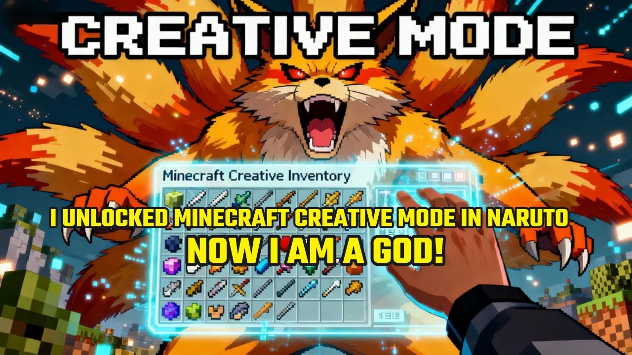 I Unlocked MINECRAFT Creative Mode In Naruto... Now I Am A GOD! - YouTube