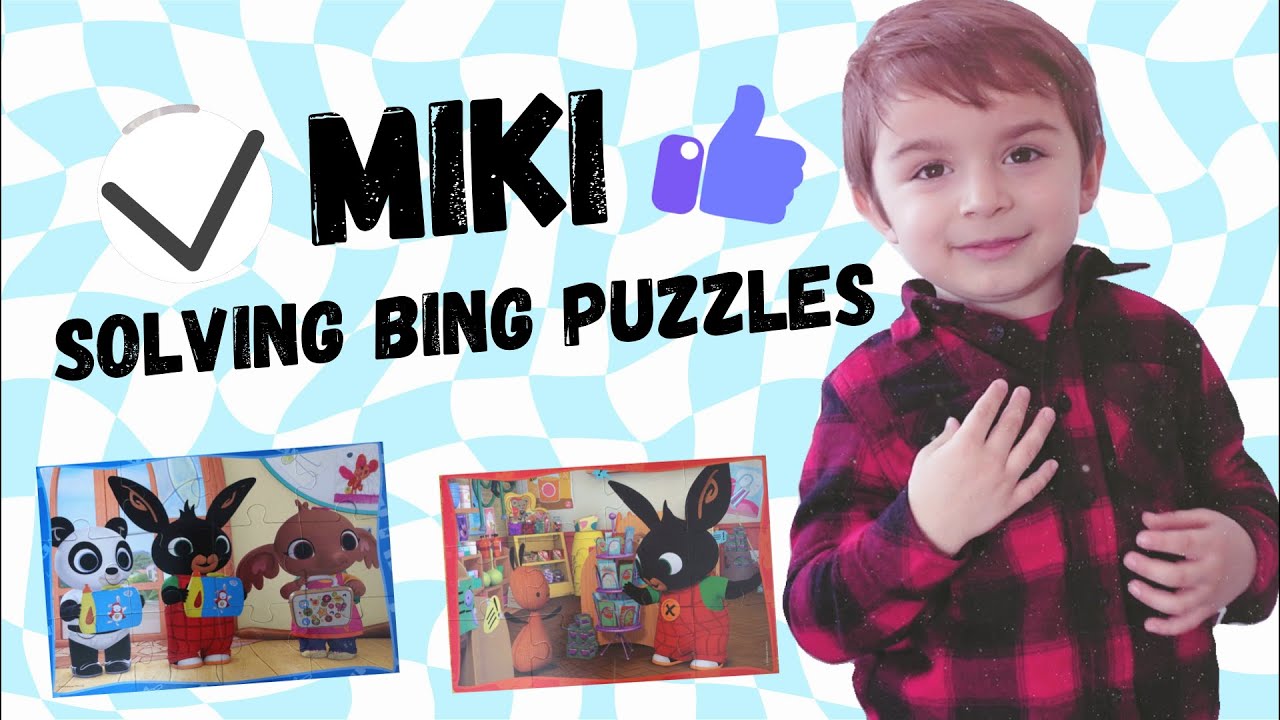 Bing Puzzles solved by Miki #kids #puzzle - YouTube