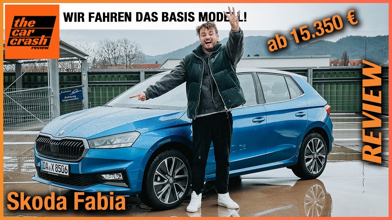 Skoda Fabia im Test (2023) Wir fahren die Basis ab 15.350€! Fahrbericht ...