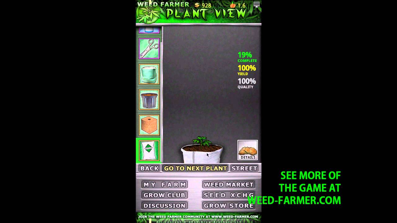 Weed Farmer Open Beta - Planting Marijuana Seeds, Seedlings, Veg Plants ...