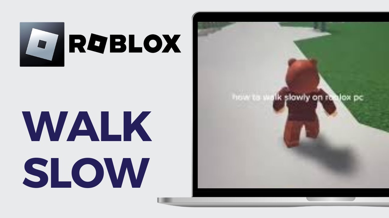 How To Walk Slow in Roblox - Step by Step Tutorial (2024) - YouTube