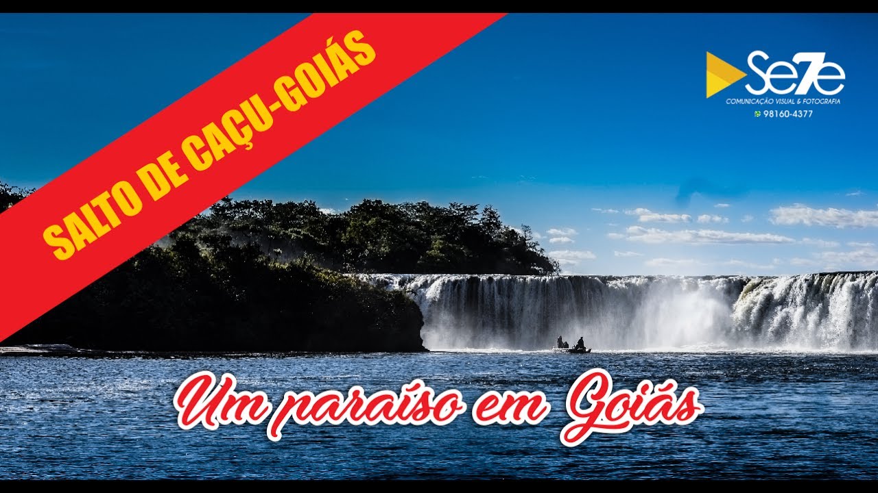 FILMAGEM AÉREA DO SALTO DE CAÇU - GOIÁS - YouTube