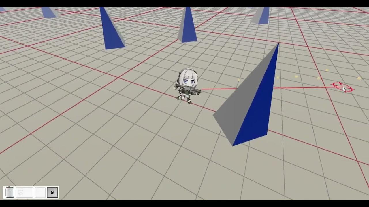 Three.js Chibi Animation Shoot Game Prototype - YouTube