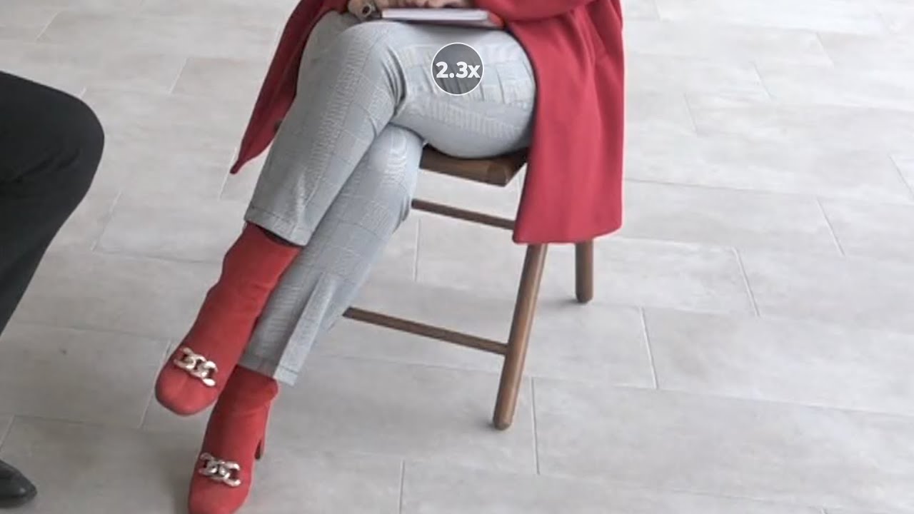 danka simic in shiny grey tight pants nice thighs and red boots,hot #danka - YouTube
