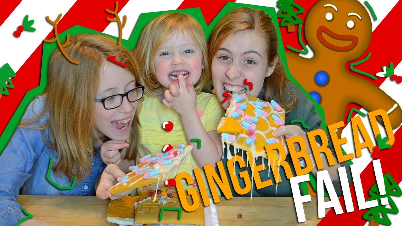 GINGERBREAD HOUSE (TRAGIC FAIL!!) - YouTube