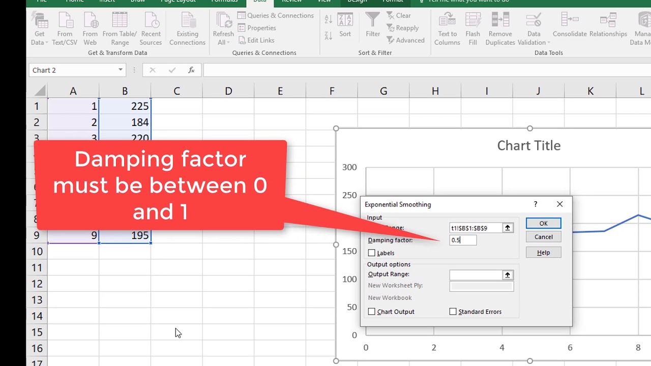 Statistics: Exponential Smoothing - YouTube