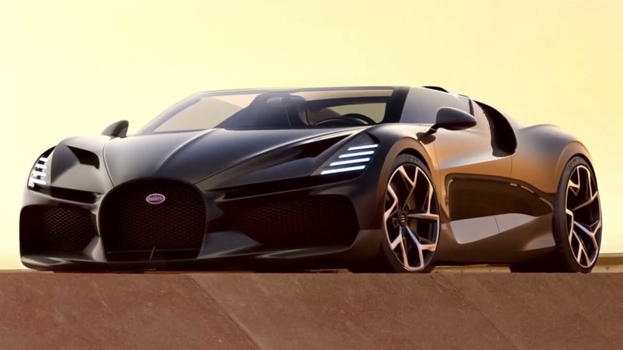 The New 2023 Bugatti W16 Mistral roadster First Look - YouTube