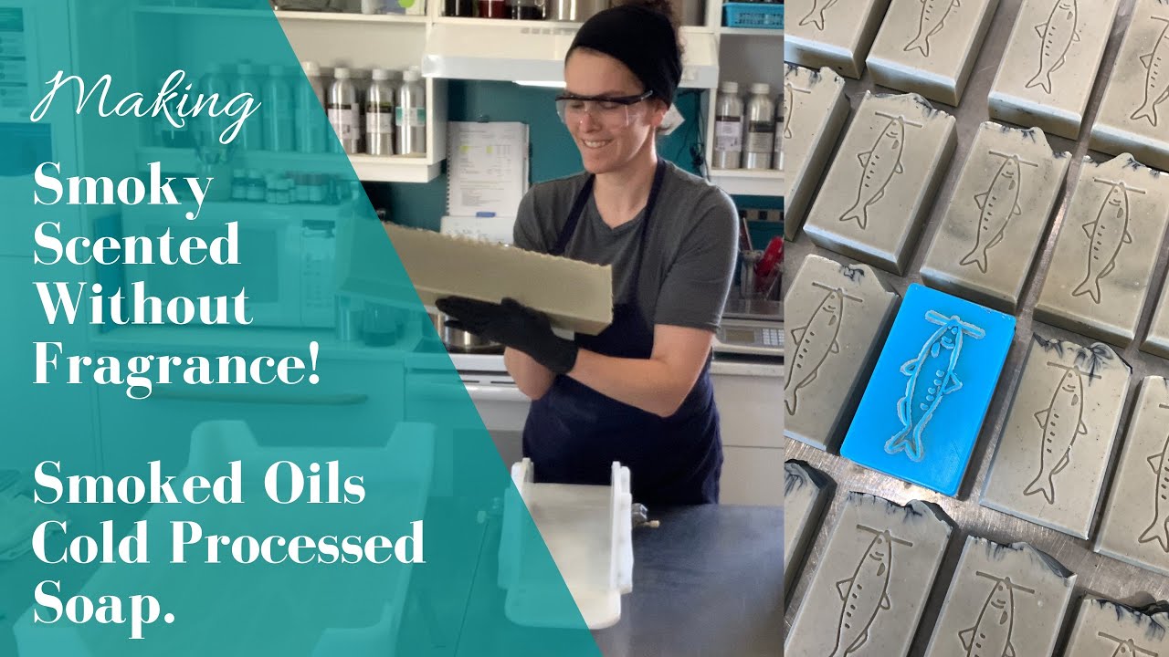 Making Smoky Scented Soaps Naturally! No Fragrance! - YouTube