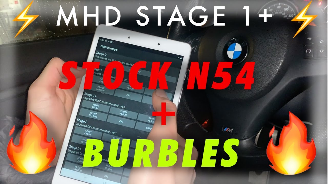 MHD STAGE 1 INSTALL & RESULTS [STOCK N54] - YouTube