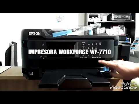 IMPRESORA WORKFORCE WF 7710 - YouTube