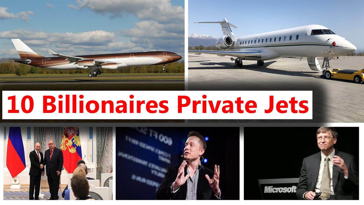 World's Top 10 Private jets of Billionaires and its operating cost ...