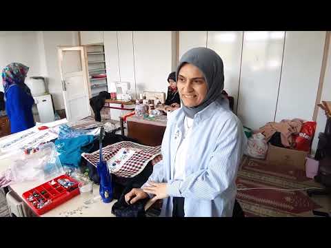 Mudurnu Mangırlar köyü dikiş kursu video 2023