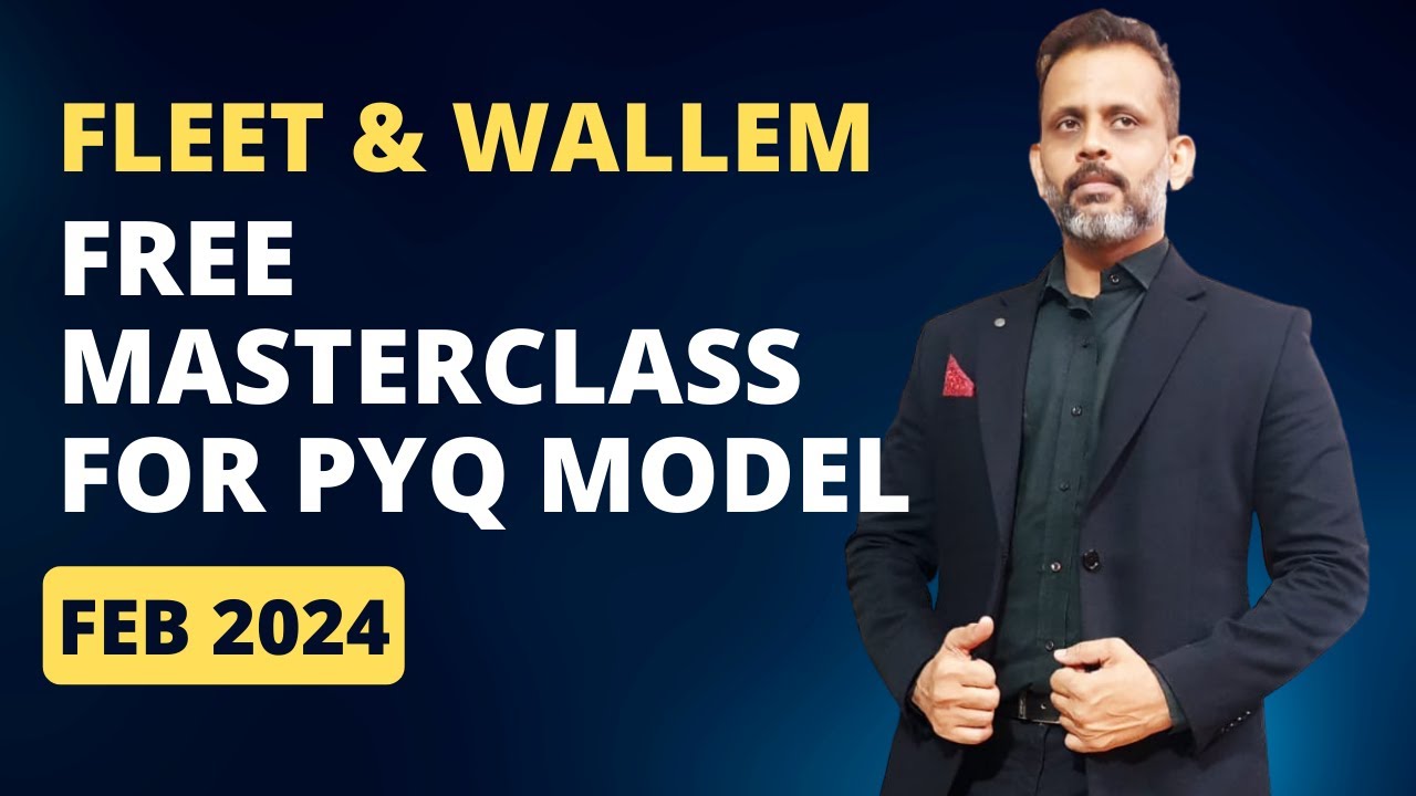 Masterclass for Wallem & Fleet management || Feb Batch 2024 || - YouTube
