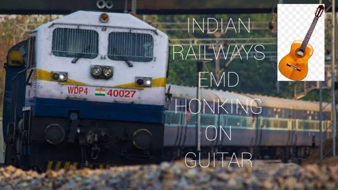 EMD WDP4 HORN SOUND ON GUITAR - YouTube