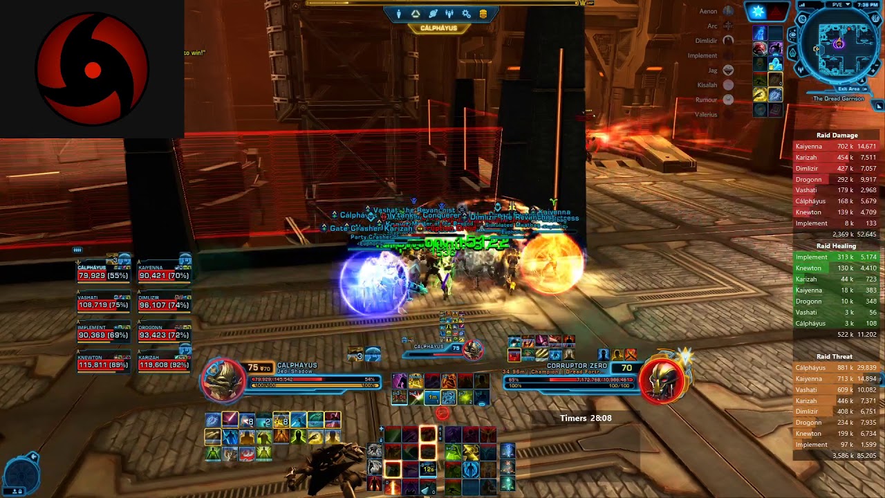 SWTOR | NiM DF Corrupter Zero 6.1.1 Tank POV - YouTube