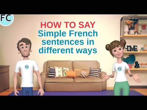 How to say simple French sentences in different ways #frenchgrammar # ...