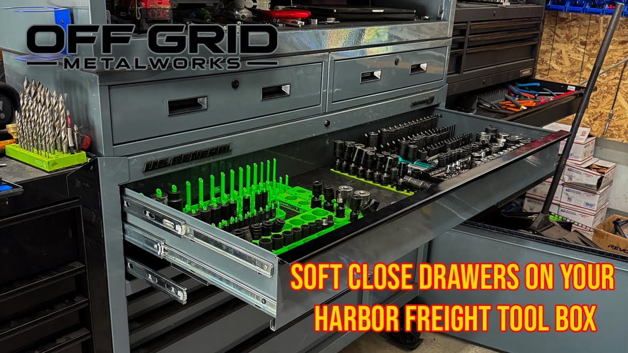 Installing Soft Close Drawers On My Harbor Freight Series 3 US General ...