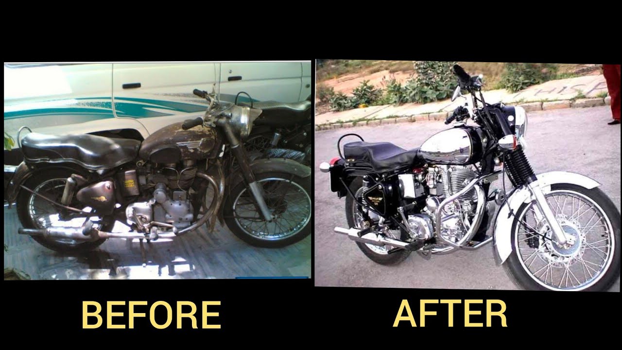 BULLET BIKE 350 MODEL 1980|| CHROME PLATING|| - YouTube