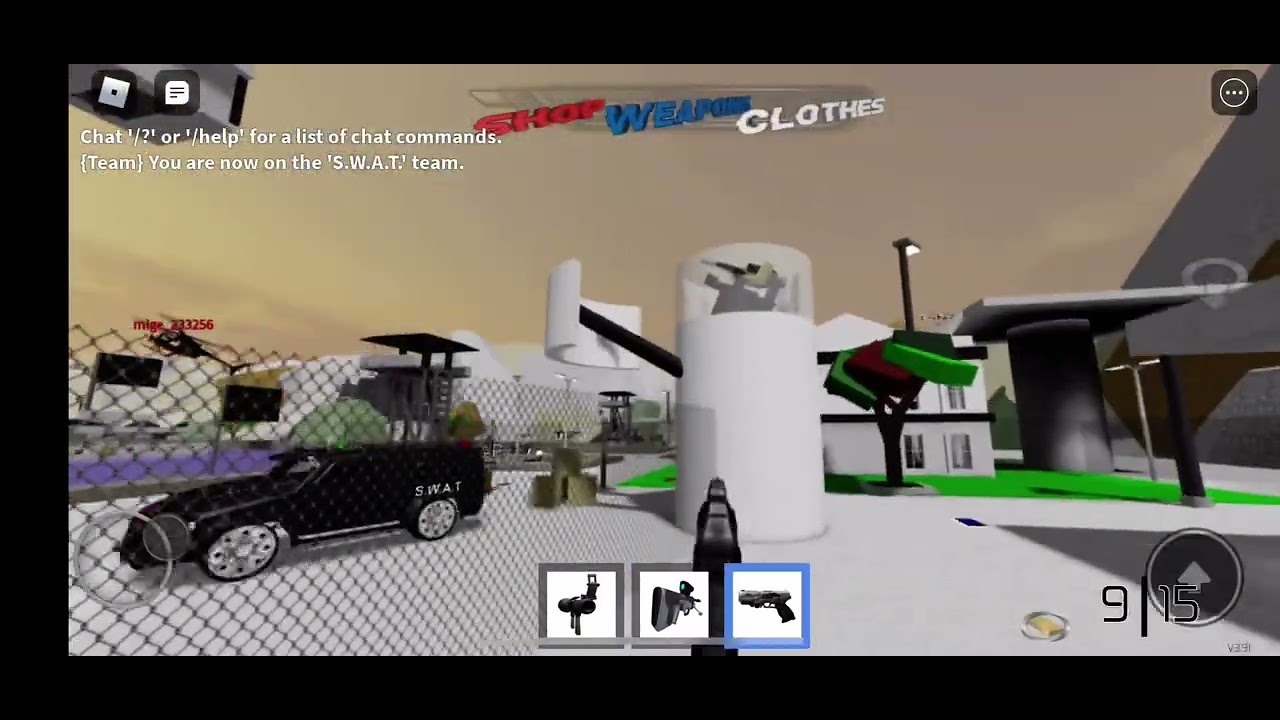 Grinding money [criminal vs swat roblox] - YouTube