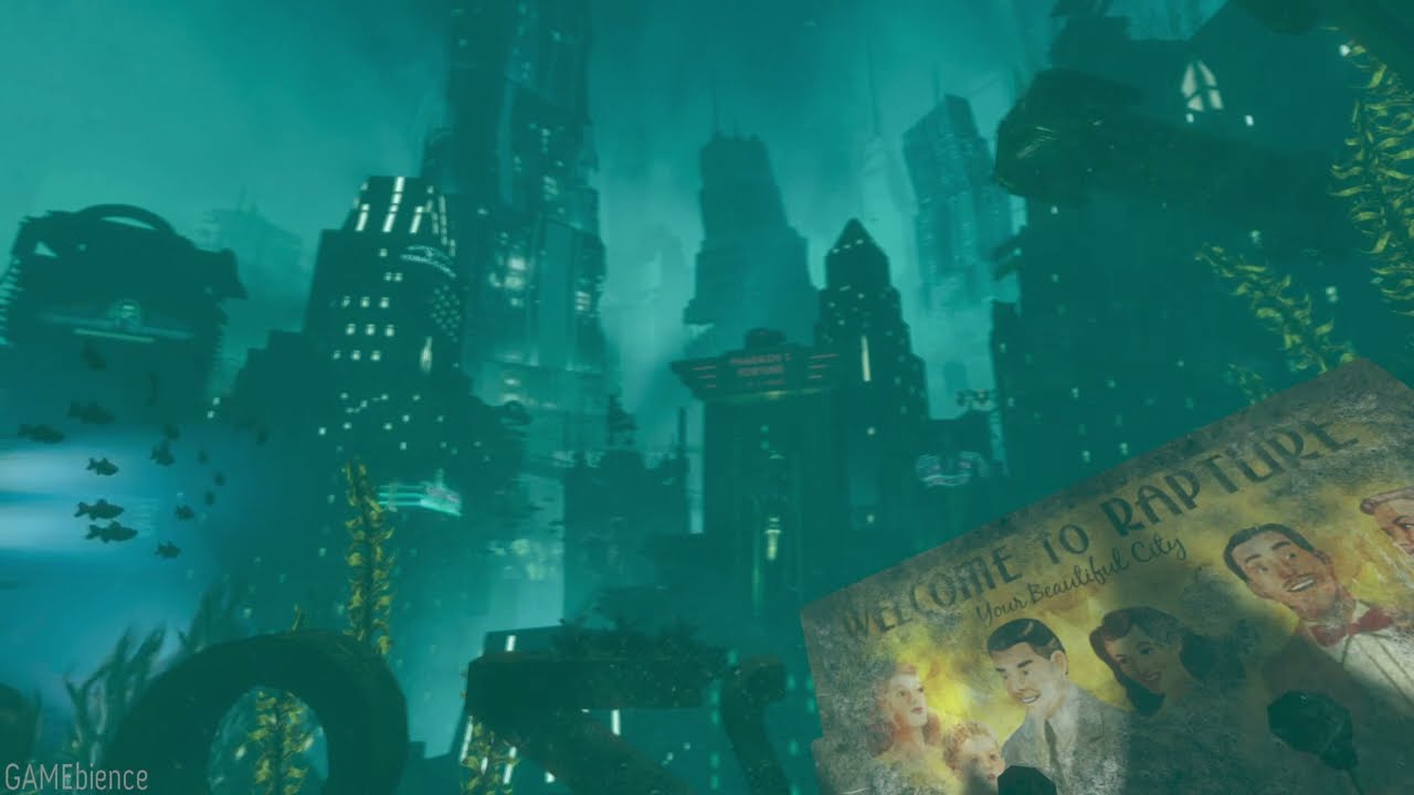 3 Hour - Bioshock 2 Remastered - Underwater Rapture View Ambience - YouTube
