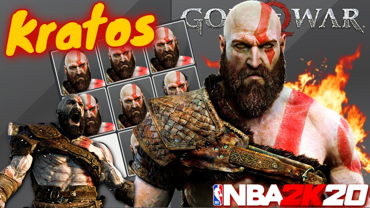 Best Kratos face creation in NBA 2K20! | God of War face creation - YouTube