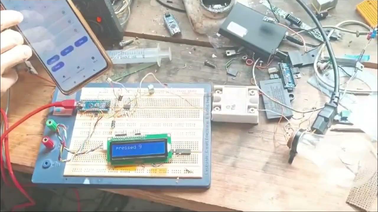 dtmf solo arduino nano tl072 y mic electret - YouTube